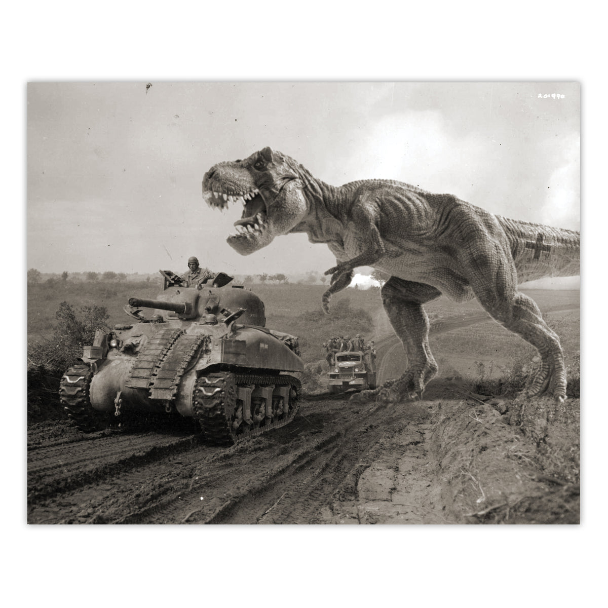 Alternate WW2 History - Tyrannosaurus Rex Print - 8x10 – KnerdKraft