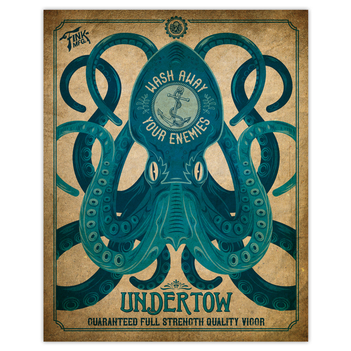 Bioshock - Undertow Vigor Print - 8x10 – KnerdKraft