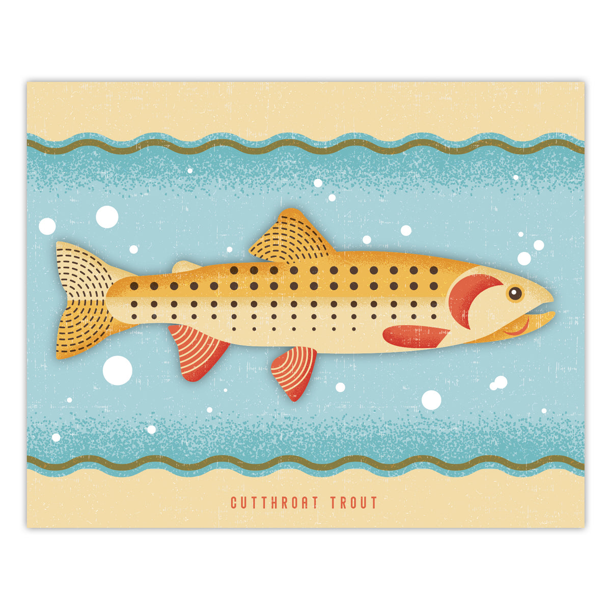 Cutthroat Trout - Graphic Print – KnerdKraft