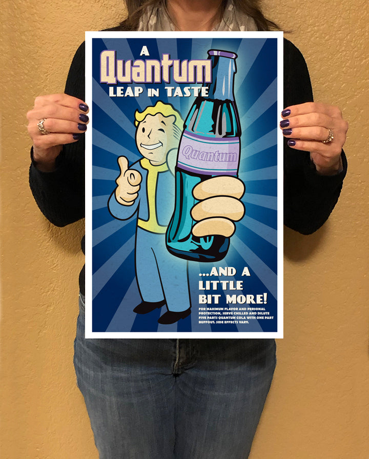 Fallout - Quantum Cola - Advertising Print - 11x17 – KnerdKraft